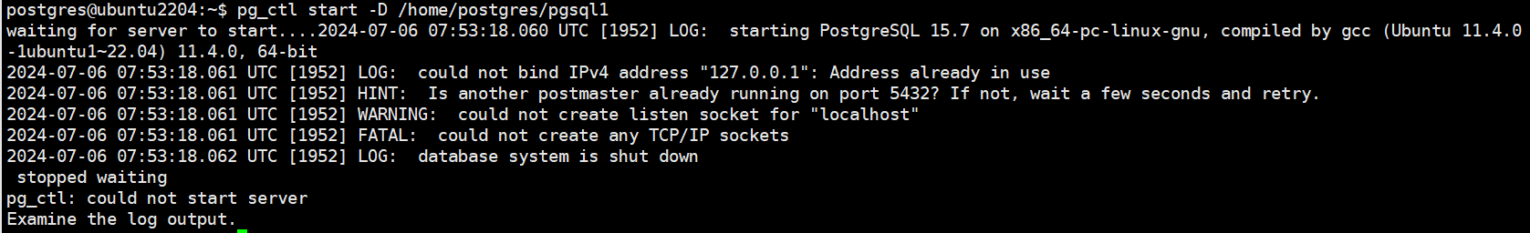 使用 pg_ctl 启动关闭以及管理 PostgreSQL 数据库-李佳程的个人主页